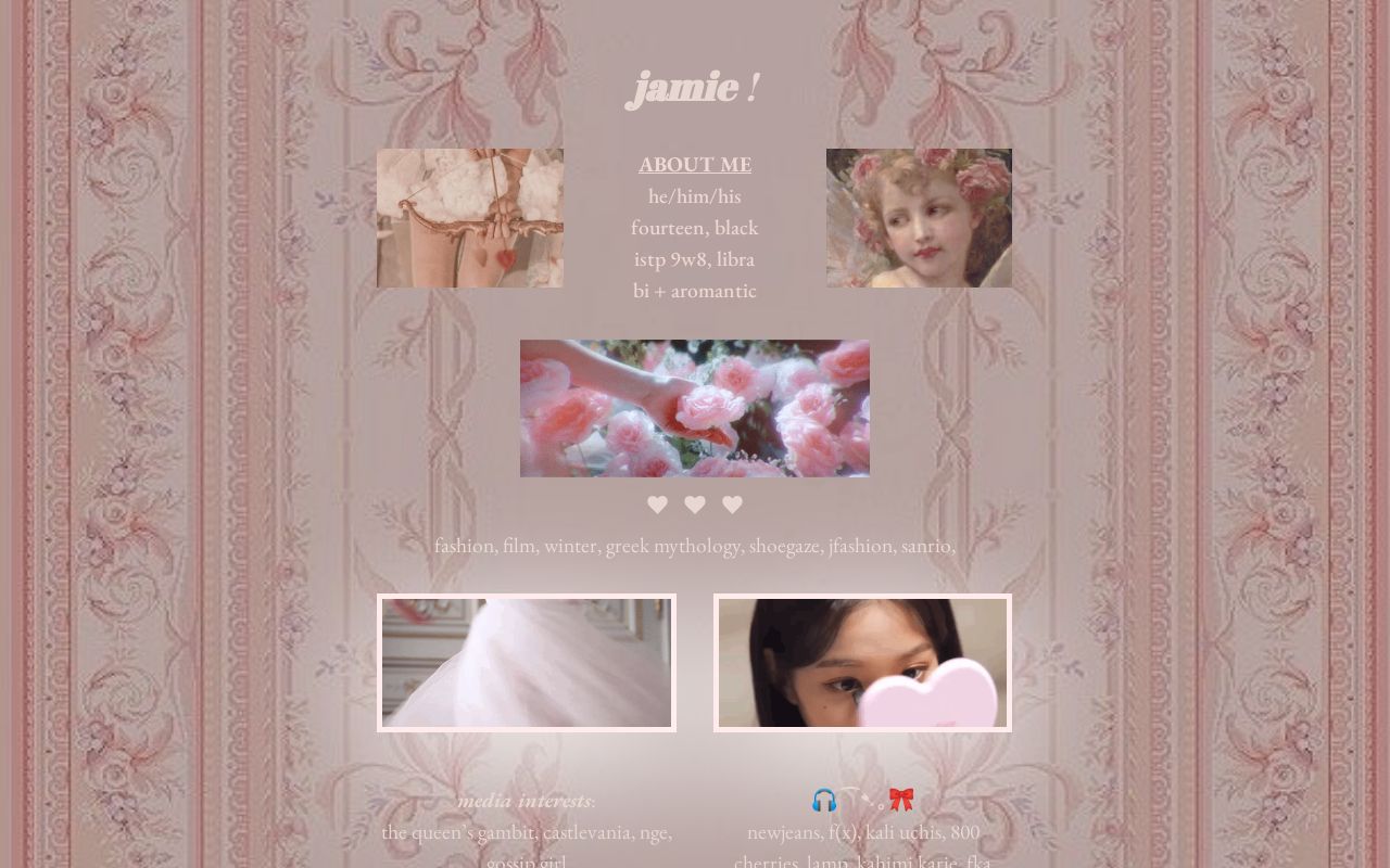 cupids carrd・゜゜・．